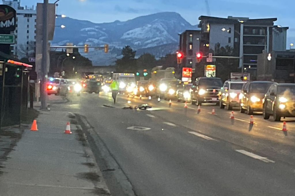 Cyclist collides with semi-truck in Kelowna, police watchdog ...