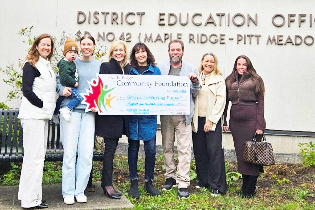 Maple Ridge Community Foundation gives to scholarship in honour of ...